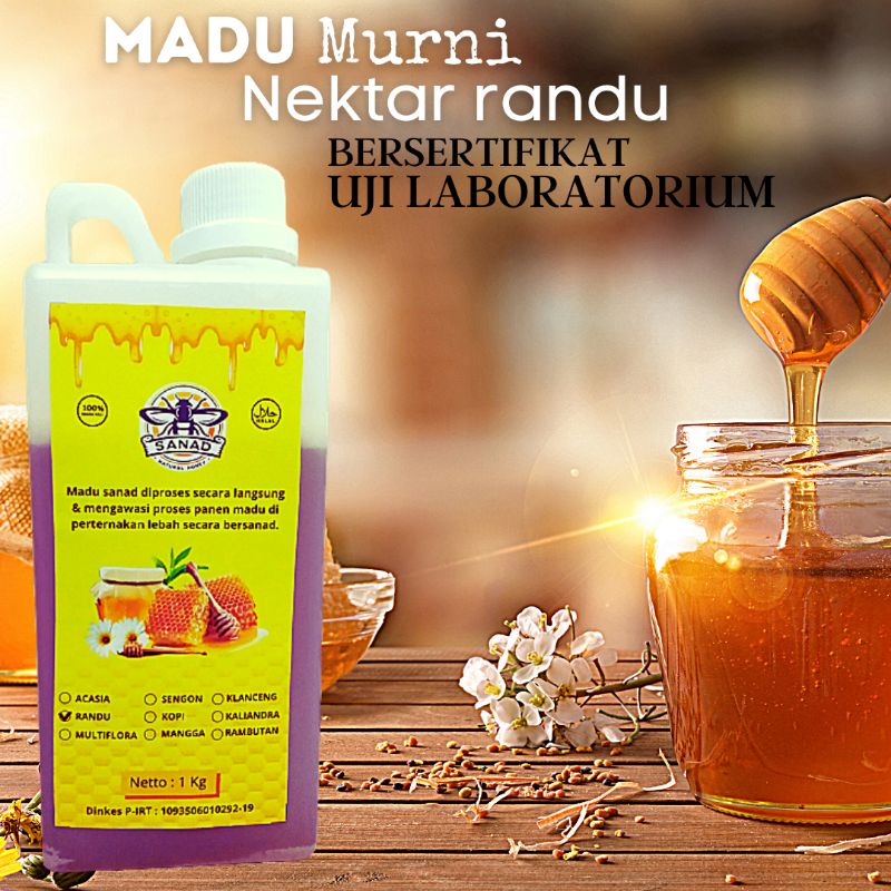Jual Madu Randu Asli Murni 1kg Raw Honey Madu Hutan Liar Kesehatan Madu ...