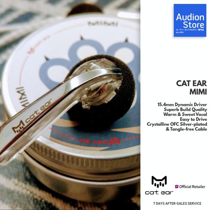 Jual Cat Ear Audio Mimi Dynamic Driver Ofc Silver-Plated Cable Earbud ...