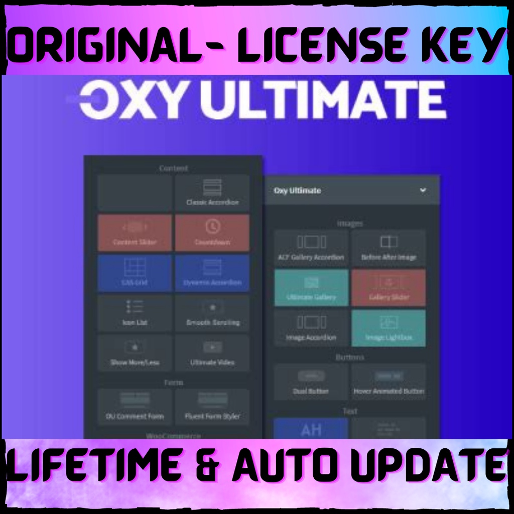 Jual WordPress Plugin Pro: Oxy Ultimate (ORIGINAL, LIFETIME dan AUTOUPDATE) | Shopee Indonesia