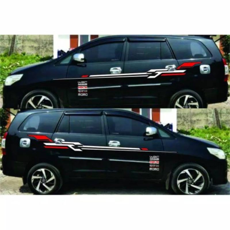 Jual sticker mobil Toyota Inova sticker list Toyota Inova, Sticker ...