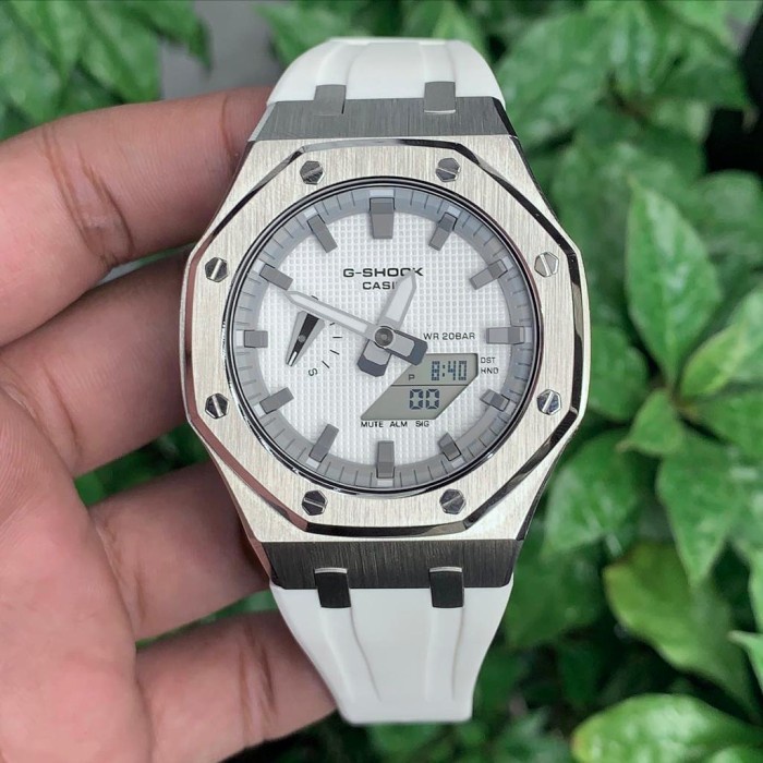 Jual Jam Tangan Gshock Mod GA2100 Original Garansi Silver Gen 3 Full ...