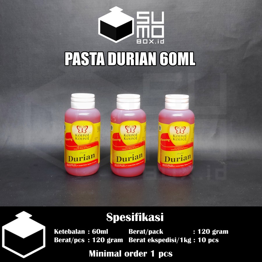Jual Pasta Perisa Essence Cair Makanan 60ml ALL VARIAN Koepoe / Kupu ...