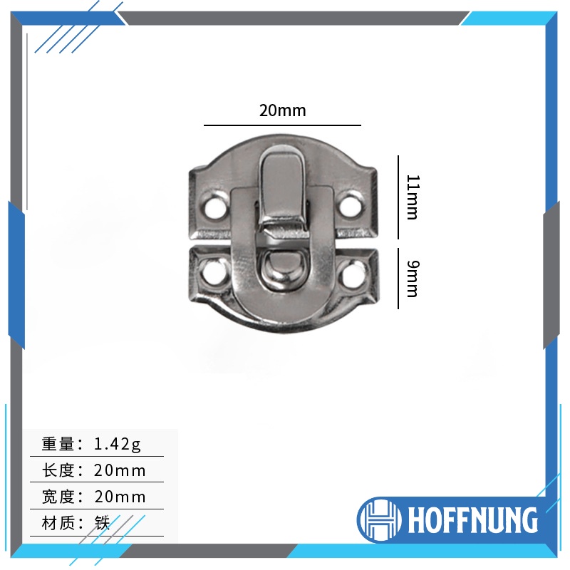 Jual Kunci Pengait Box 20 x 20 mm Gembok Box Kuncian Kotak Mahar ...