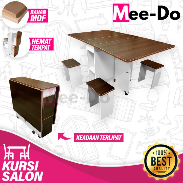 Jual Set Meja Kursi Makan Lipat Foldable Minimalis | Shopee Indonesia