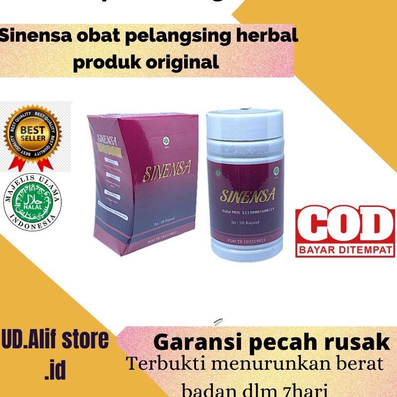 Jual SINENSA KAPSUL BEAUTY SLIM HERBAL ORIGINAL BPOM PELANGSING BADAN ...