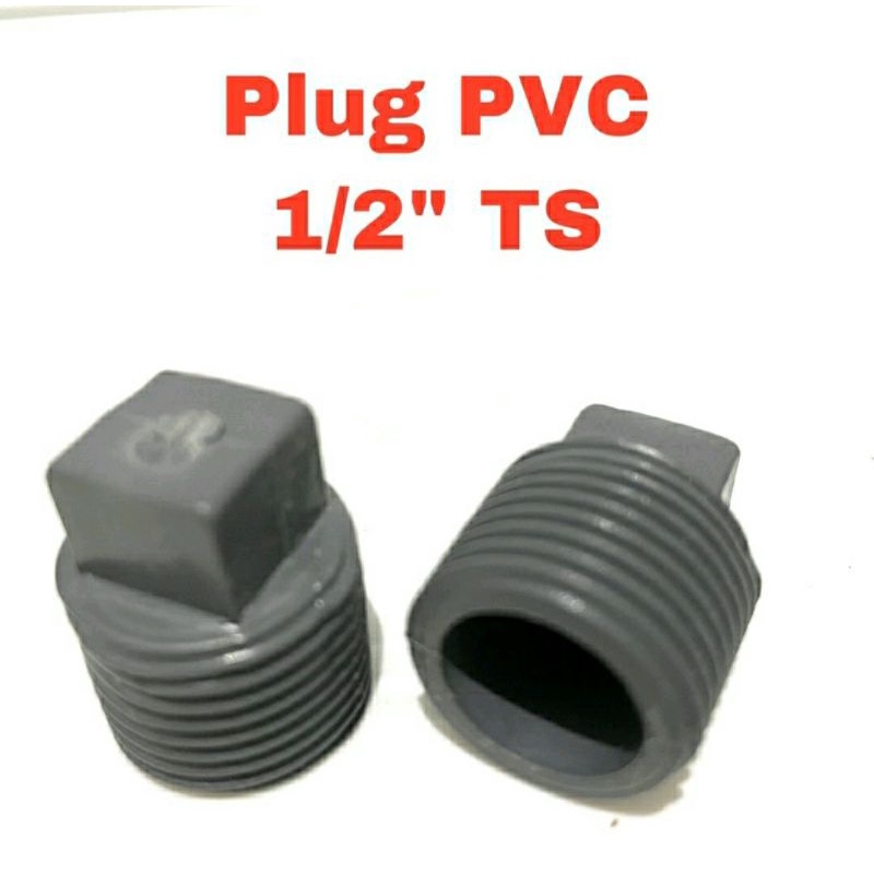 Jual Plug PVC 1/2" Inch TS Dop Drat Luar | Shopee Indonesia