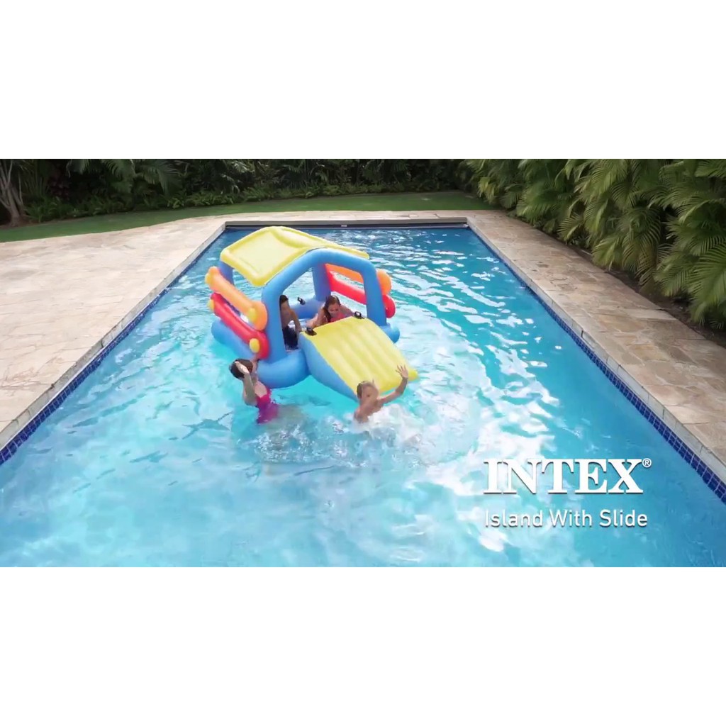 Jual Island With Slide Surf - INTEX 58294 | Shopee Indonesia