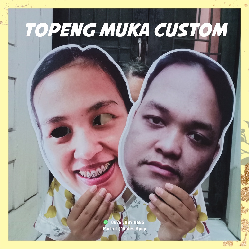 Jual (Bisa COD) TOPENG MUKA KPOP CUSTOM FOTO TOPENG MUKA BTS TOPENG ...