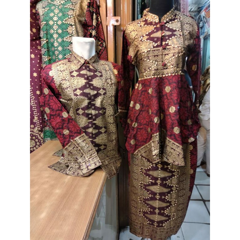 Jual couple set baby doll songket naga bintang | Shopee Indonesia