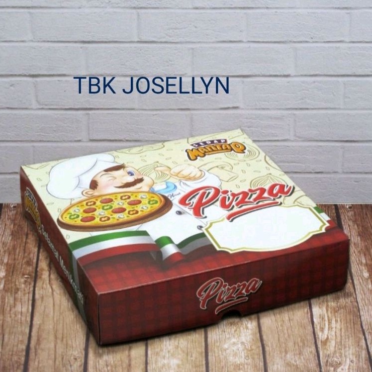 Jual Kotak pizza SM 22x22x5 cm @ 10 pcs | Shopee Indonesia