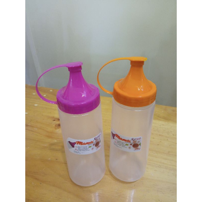 Jual Botol Kecap Saus / Saos / Mayones / Minyak Plastik Warna 600ml ...