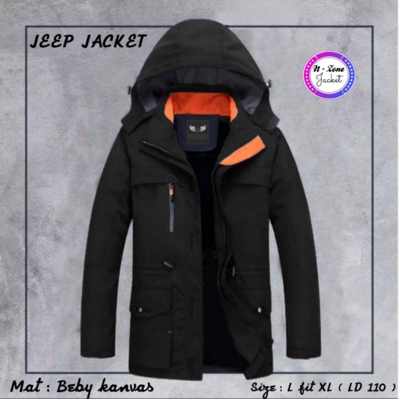 Jual jaket pria jaket hangat jaket touring jaket canvas jeep jacket ...