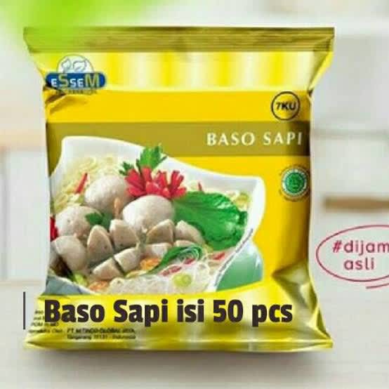 Jual Essem Bakso Sapi SUPER PREMIUM - 50pcs - 700gr | Shopee Indonesia
