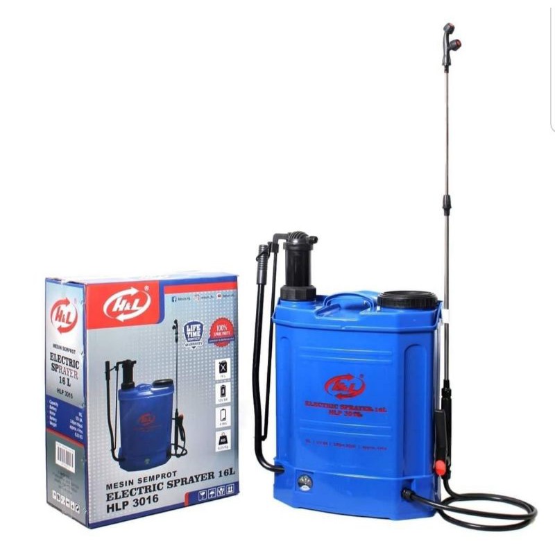 Jual Alat semprotan disinfektan /Sprayer hama H&L 2 in 1(elektrik&hama ...
