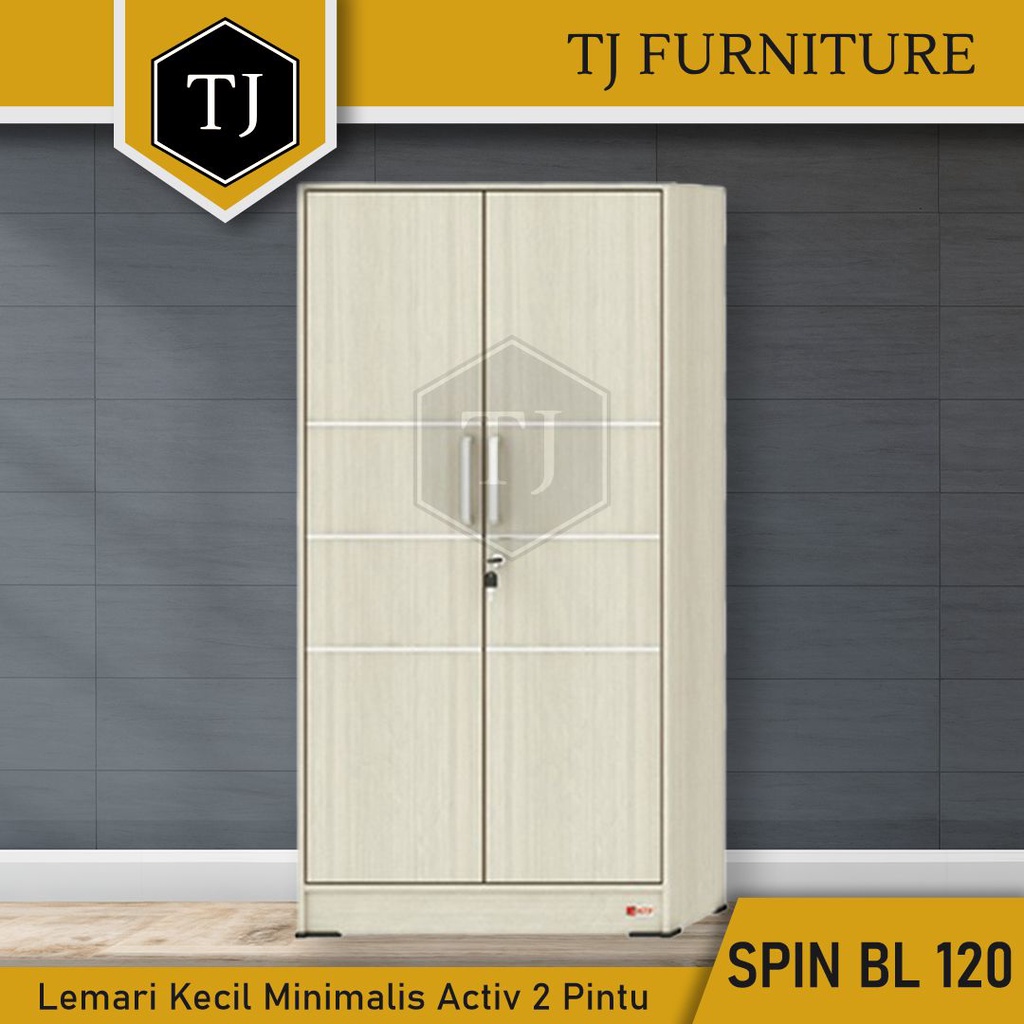 Jual Activ Lemari Pakaian Kecil / Kabinet Serbaguna Minimalis 2 Pintu SPIN BL 120 | Shopee Indonesia