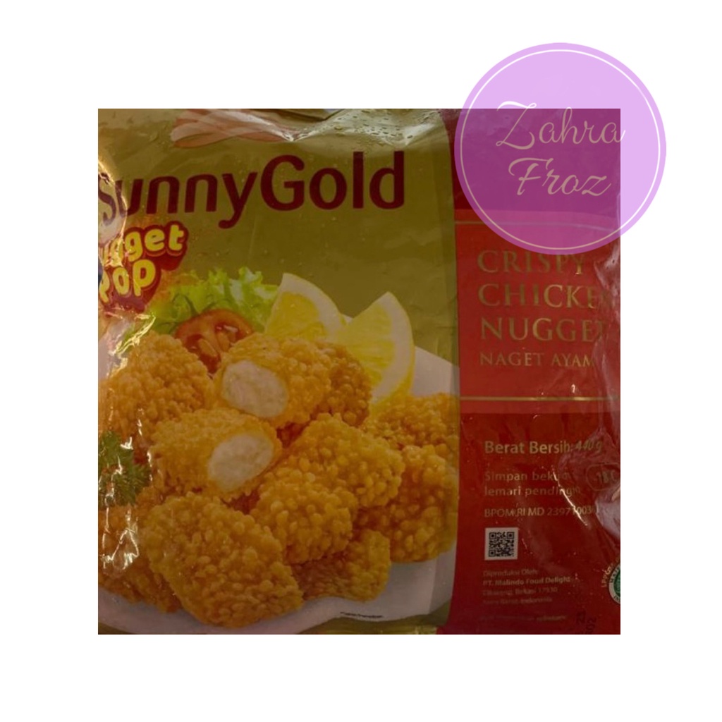 Jual SUNNY GOLD CHICKEN NUGGET POP CRISPY 440 GR | Shopee Indonesia