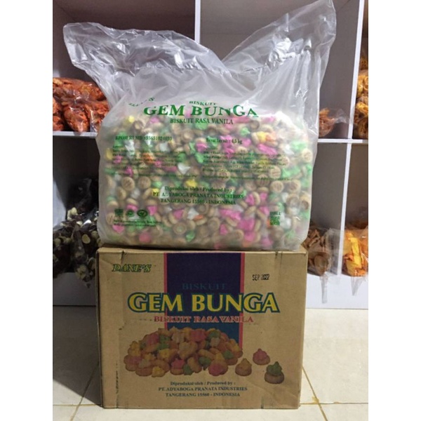 Jual BISKUIT BUNGA atau GEM BUNGA | Shopee Indonesia