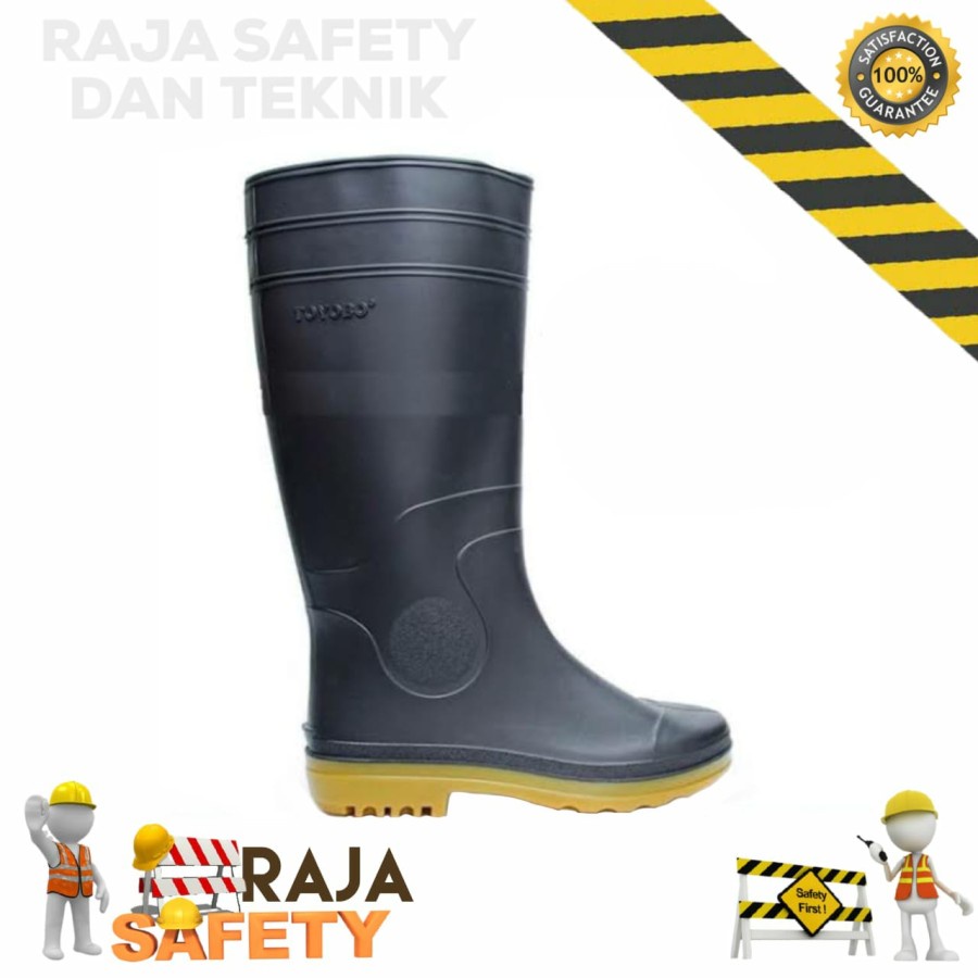Jual Safety Boot TOYOBO Panjang Hitam / Sepatu Boot TOYOBO | Shopee ...