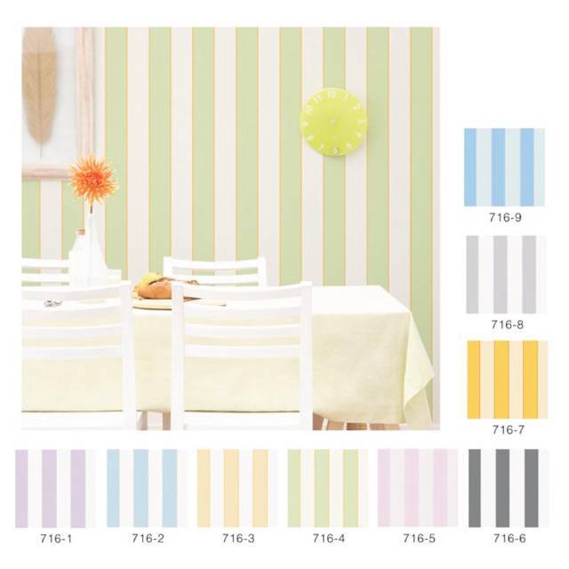 Jual WALLPAPER DINDING SOLID MOTIF GARIS MINIMALIS PREMIUM UKURAN ...