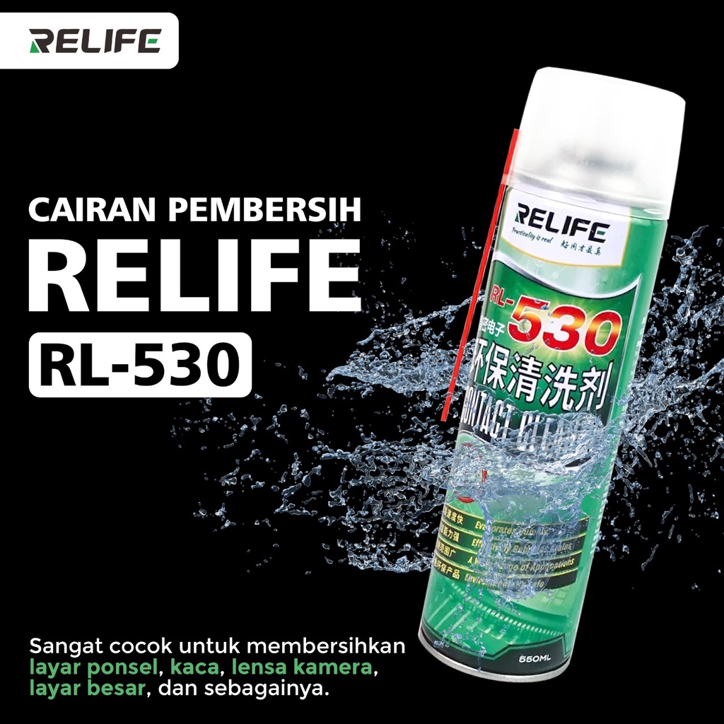 Jual CAIRAN CLEANER RELIFE RL-530 550ML / CONTACT CLEANER | Shopee ...