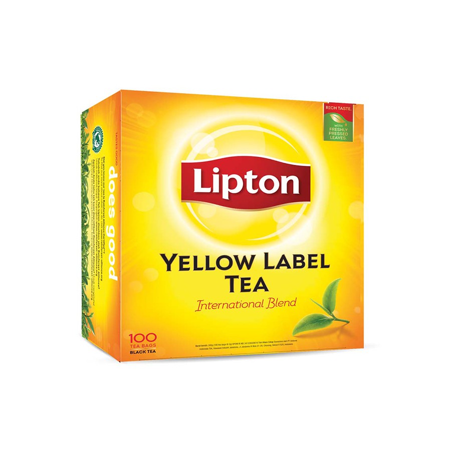 Jual Lipton Yellow Label 100tb Non Envelope 2gr | Shopee Indonesia