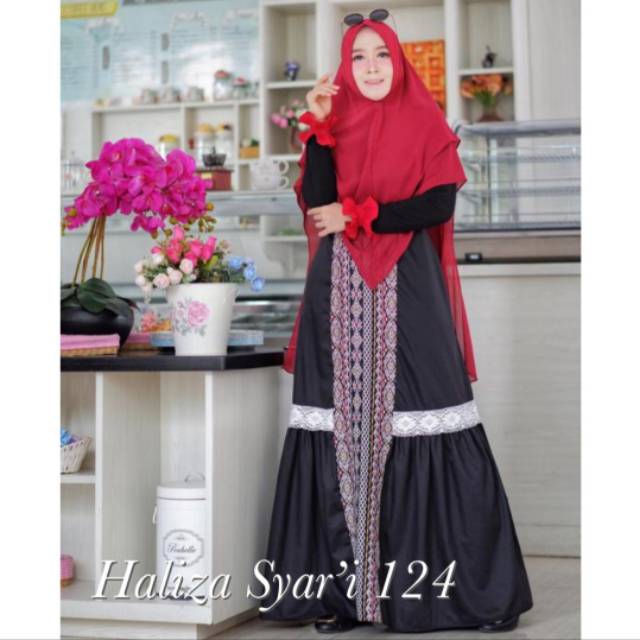 Jual Haliza Syar'i 124 ( dress only ) | Shopee Indonesia
