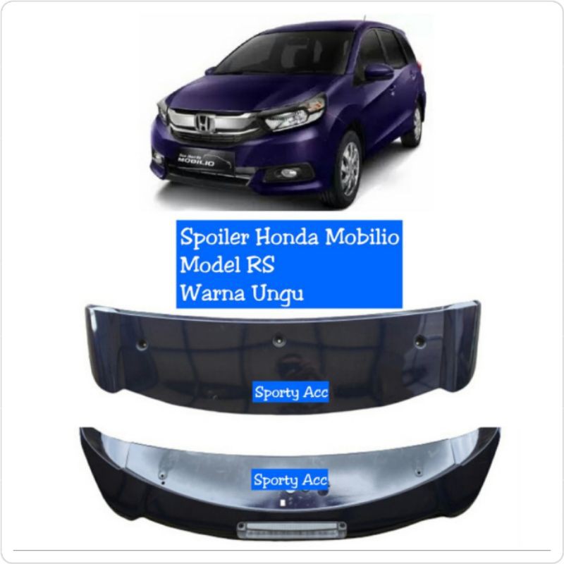 Jual Spoiler Sayap Mobil Mobilio Model RS With Lampu Rem | Shopee Indonesia