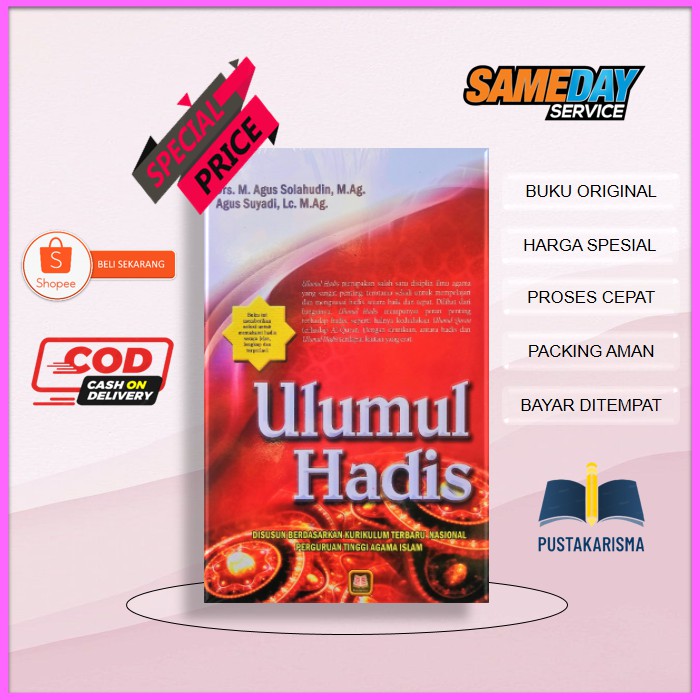 Jual BUKU ULUMUL HADIS KARYA AGUS SOLAHUDIN DAN AGUS SUYADI TERBITAN PUSTAKA SETIA | Shopee ...