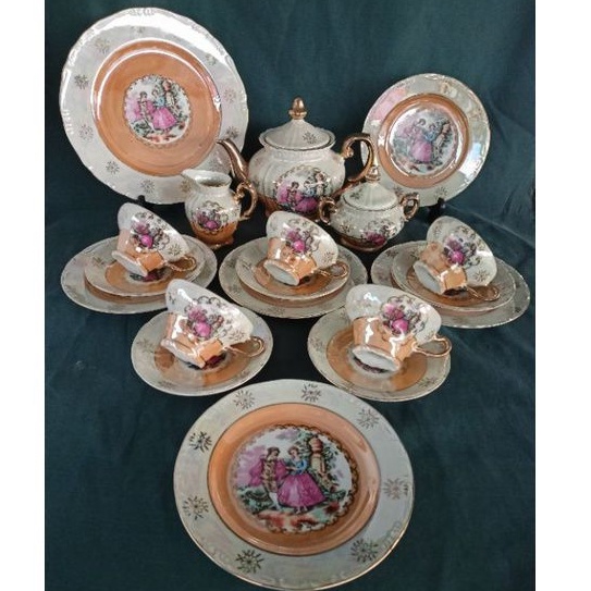 Jual TEA SET DANCING DUCHTMAN KUNING (19pcs) | Shopee Indonesia