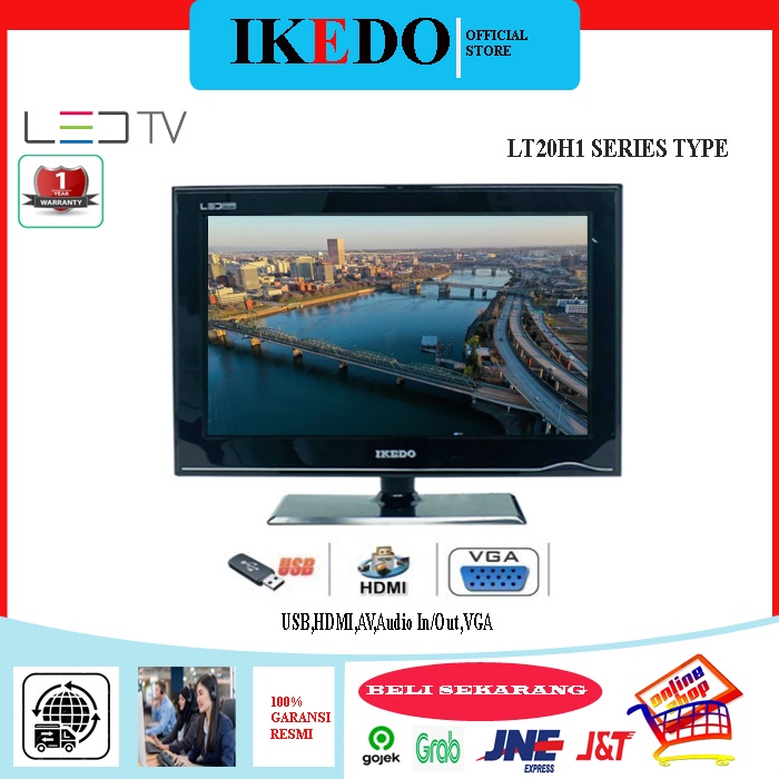 Jual TV LED 20 DIGITAL IKEDO LT-20H1-U MURAH TERBARU | Shopee Indonesia