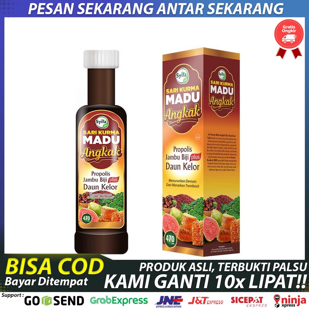 Jual Sari Kurma Madu Angkak Syifa Plus - Madu dan Propolis - Obat ...