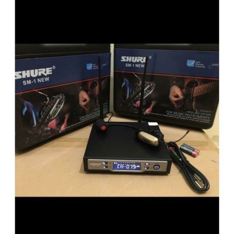 Jual Mic Wireless Shure SM1 ( mic saxophone ) | Shopee Indonesia