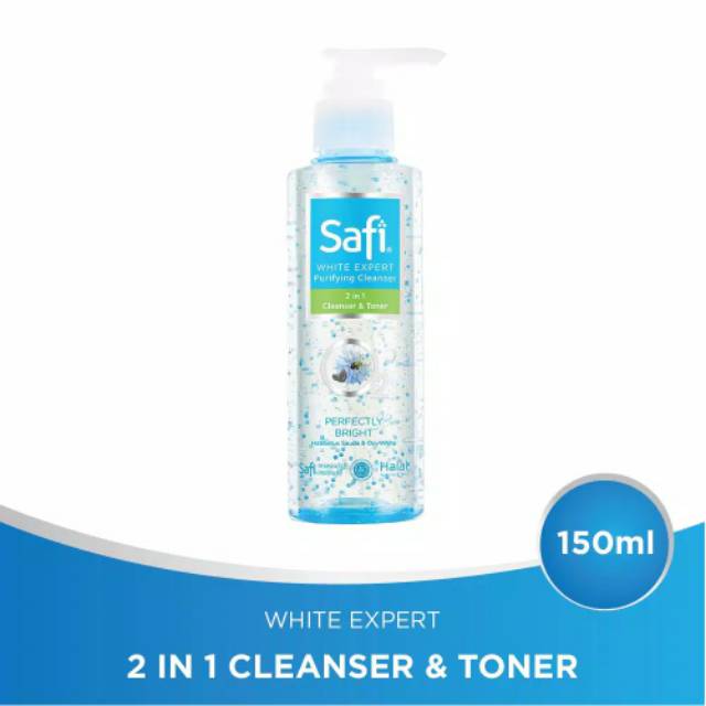 Jual SAFI White Expert 2 in 1 Cleanser & Toner 150ml | Shopee Indonesia