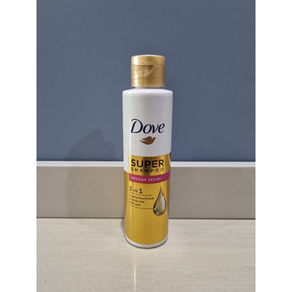 Jual Dove super shampoo shampo dengan serum 3in1 125ml | Shopee Indonesia