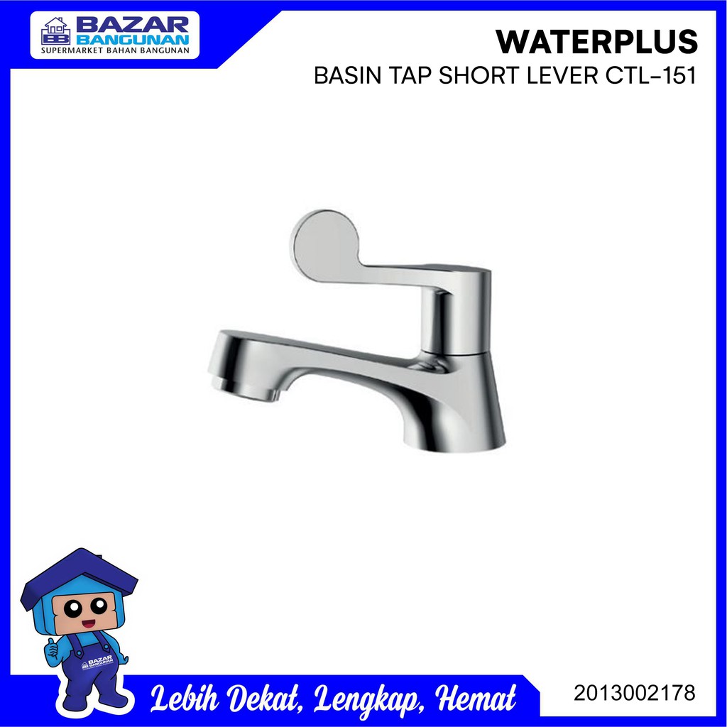 Jual Waterplus - Keran / Kran Washtafel / Wastafel / Basin Tap Ctl 151 ...