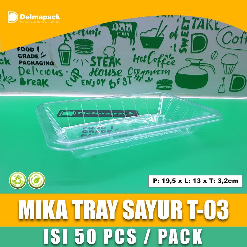 Jual MIKA TRAY SAYUR - MIKA TRAY T-03 SAYUR BUAH SERBA GUNA TEBAL - 50 ...