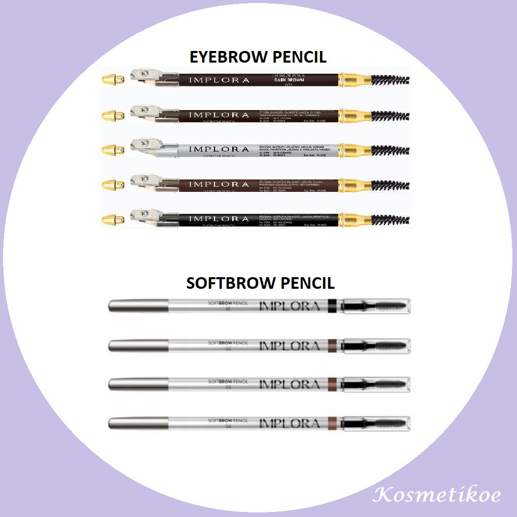 Jual Implora Eyebrow Pencil | SOFTBROW Pensil Alis Implora | Shopee ...