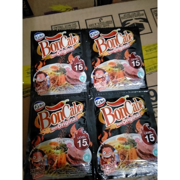Jual BON CABE LEVEL 15 DAN 30 ISI 12 PCS, PER RENTENG | Shopee Indonesia