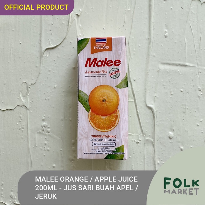 Jual MALEE Orange / Apple Juice 200ml - Jus Sari Buah Jeruk / Apel 200 ...