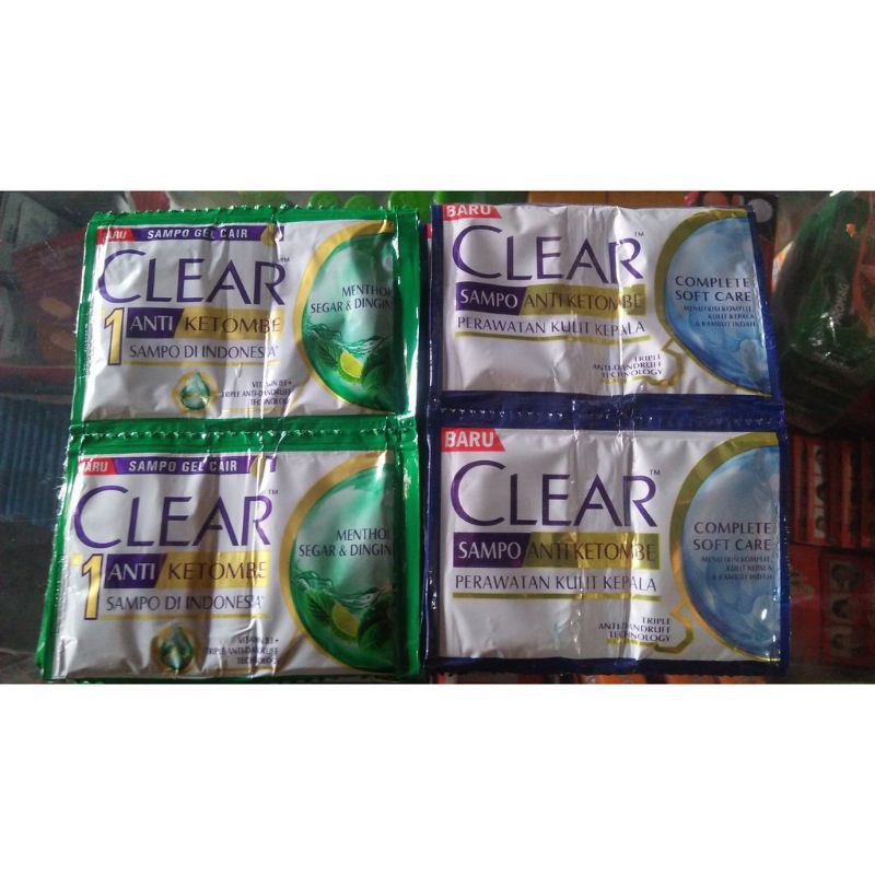 Jual Shampoo CLEAR Sachet 1 renceng isi 24 pcs | Shopee Indonesia