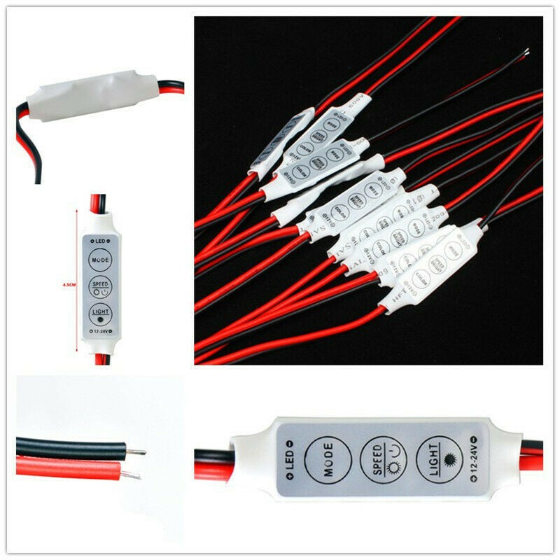 Jual Modul LED Mini Dimmer Controller Remote LED Strip Light Kedip 6 ...