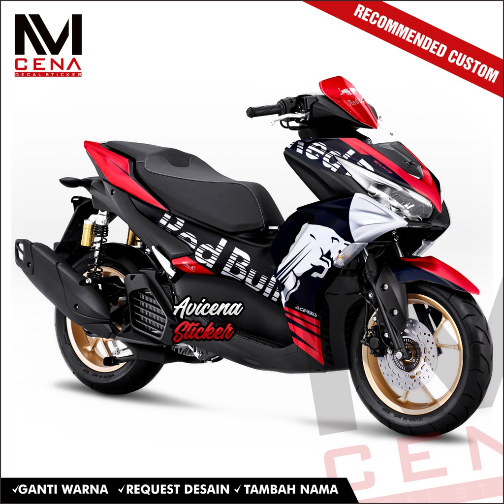 Jual Sticker Decal Aerox Connected 2021 Decal Sticker Aerox 2021 Dekal ...