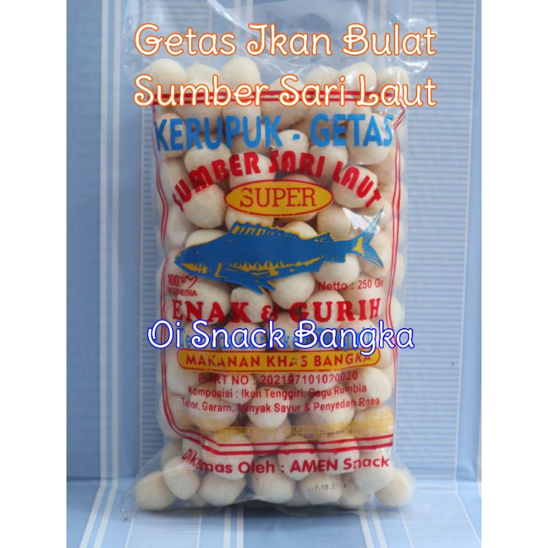 Jual GETAS IKAN TENGGIRI CAP SUMBER SARI LAUT 250 GRAM MAKANAN SNACK ...