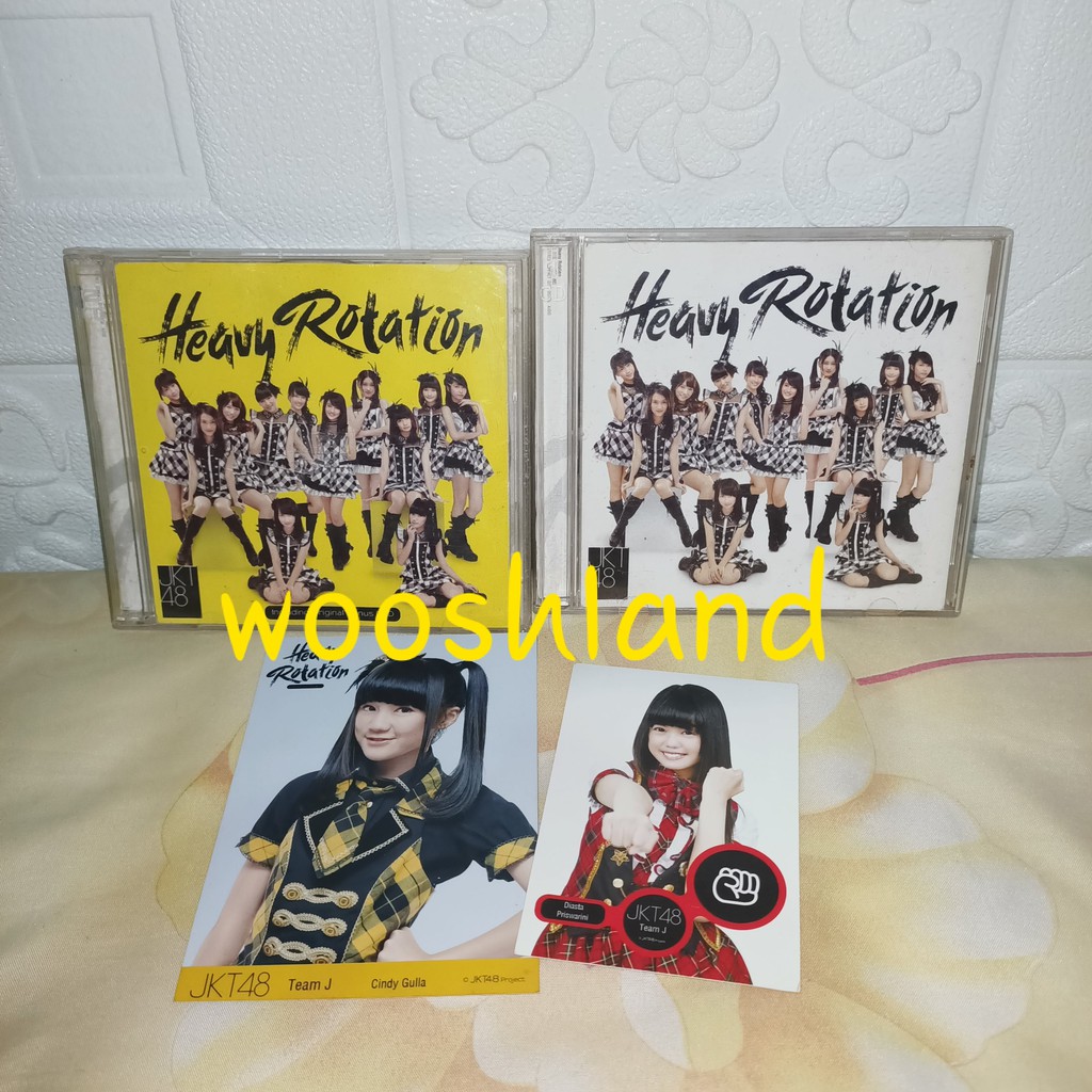 Jual JKT48 Album : Heavy Rotation (CD + DVD) + PP Cindy Gula | Shopee ...