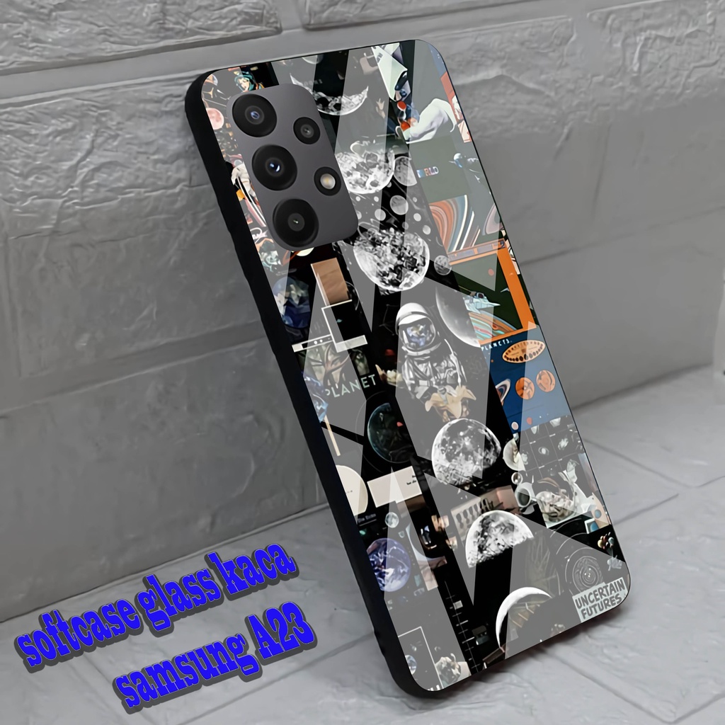 Jual Softcase Glass Kaca SAMSUNG A23- Case Hp Pelindung Handphone ...