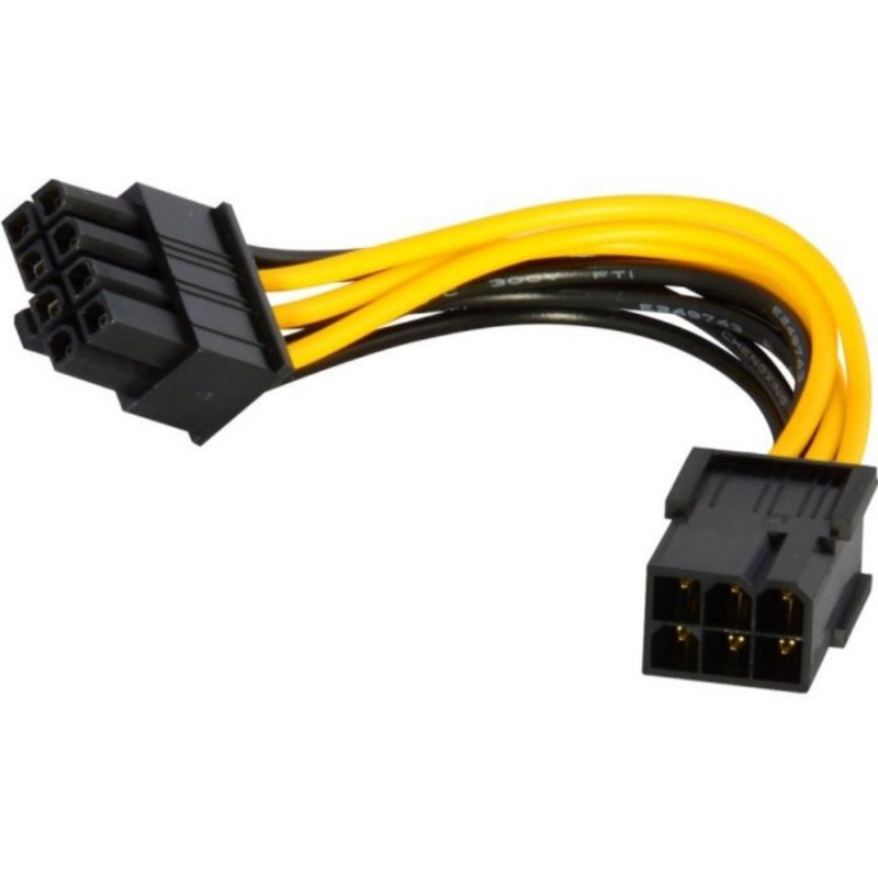 Jual Extension 8 Pin PCIE panjang 30 cm (No Sleeving) | Shopee Indonesia
