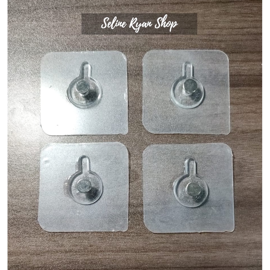Jual Tempelan Dinding / Gantungan Barang Multifungsi Transparent Model ...