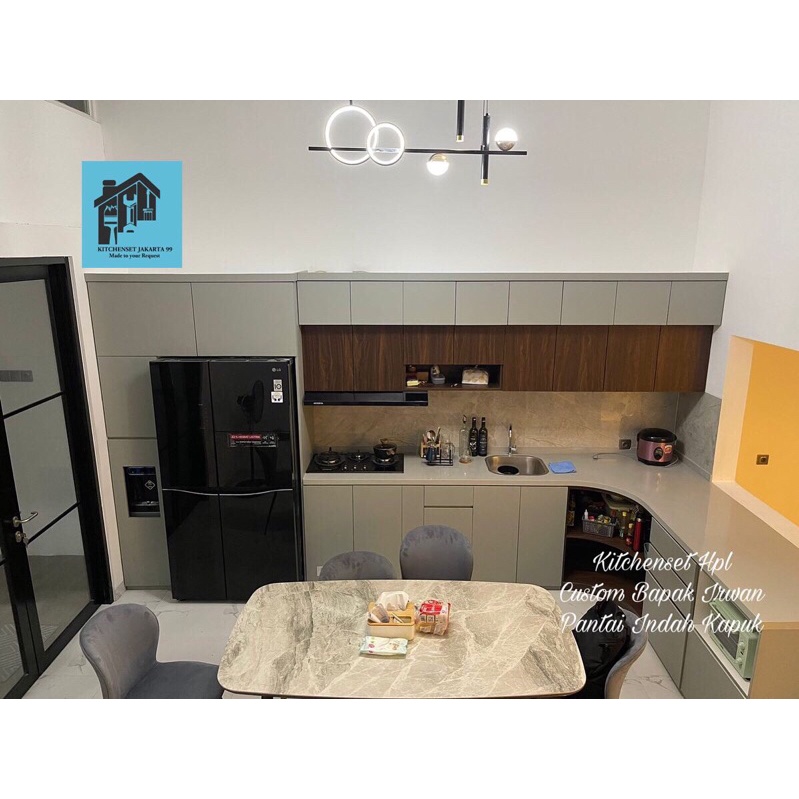 Jual PROMO Kitchen Set Minimalis / Lemari dapur sesuai request / Custom ...