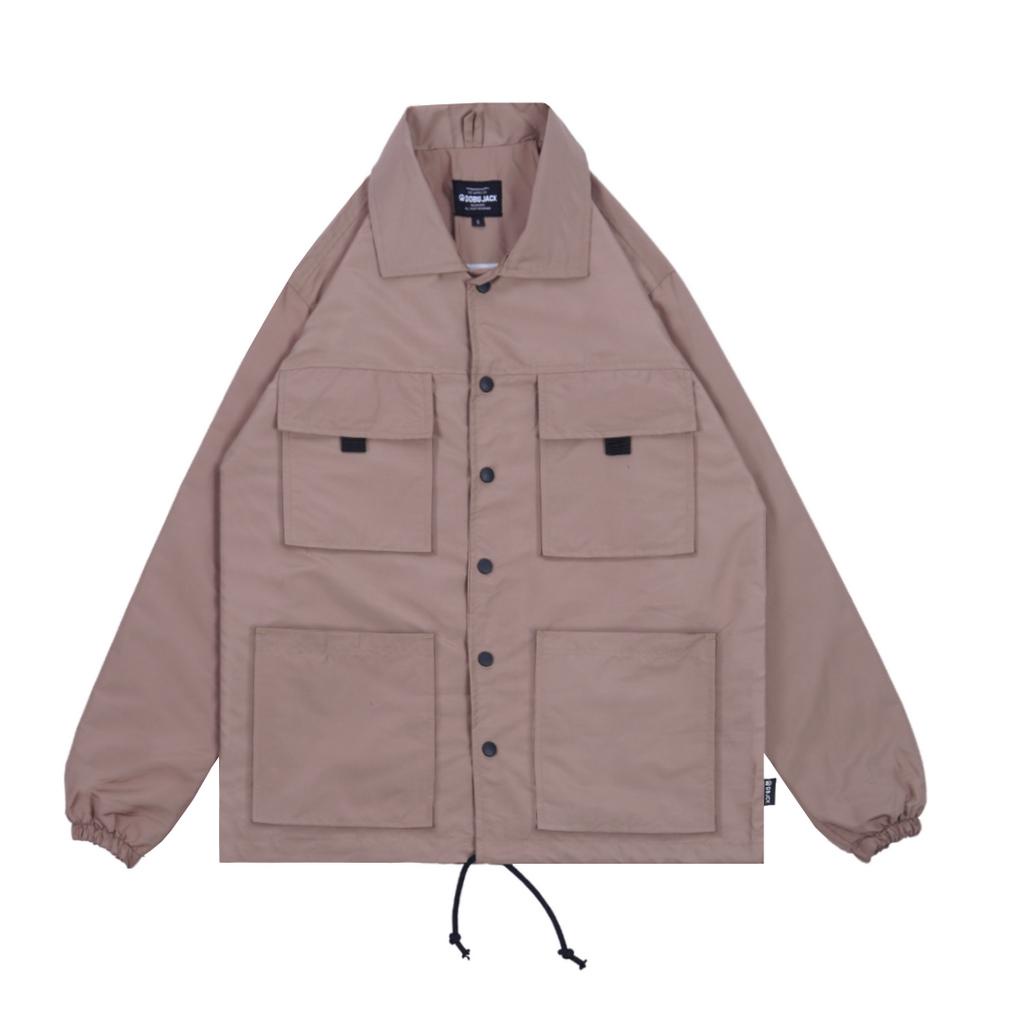 Jual Dobujack Coach Jacket Berlin Saga Cream | Shopee Indonesia