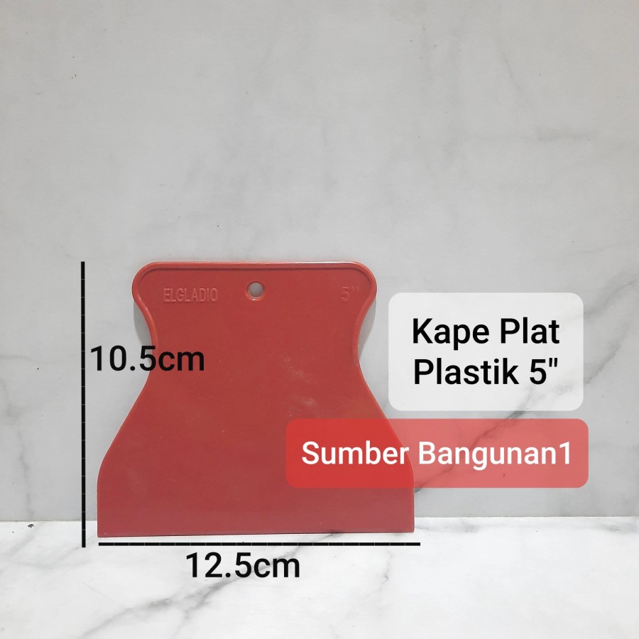 Jual Kape Plastik PVC 5" // Scrap // Scraper dempul plafon | Shopee ...